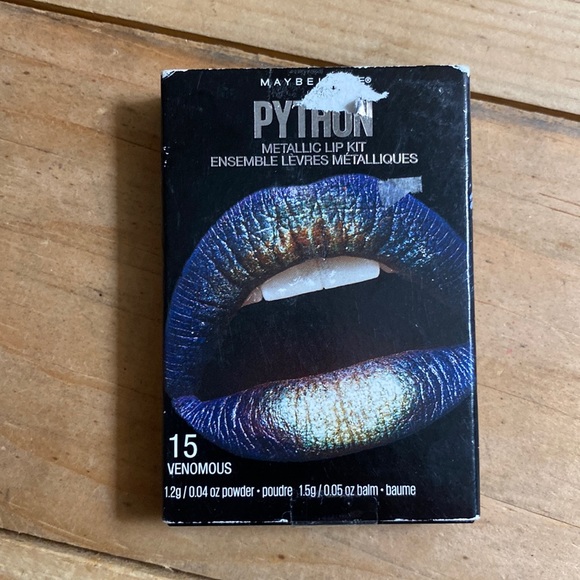 Maybelline | Makeup | Maybelline Python Metallic Lip Kit Venomous New ...
